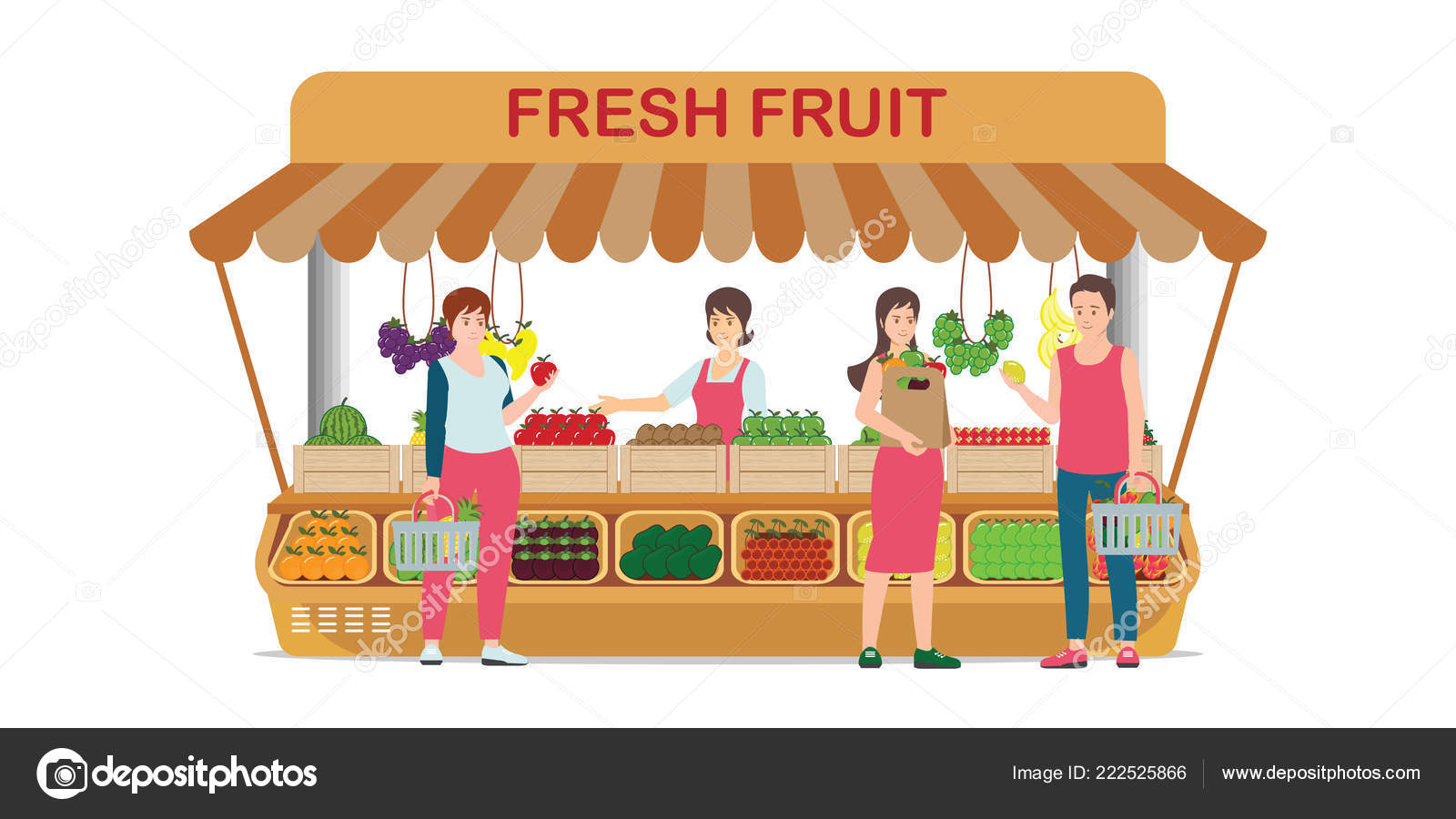 Fruit Market Clipart Pic