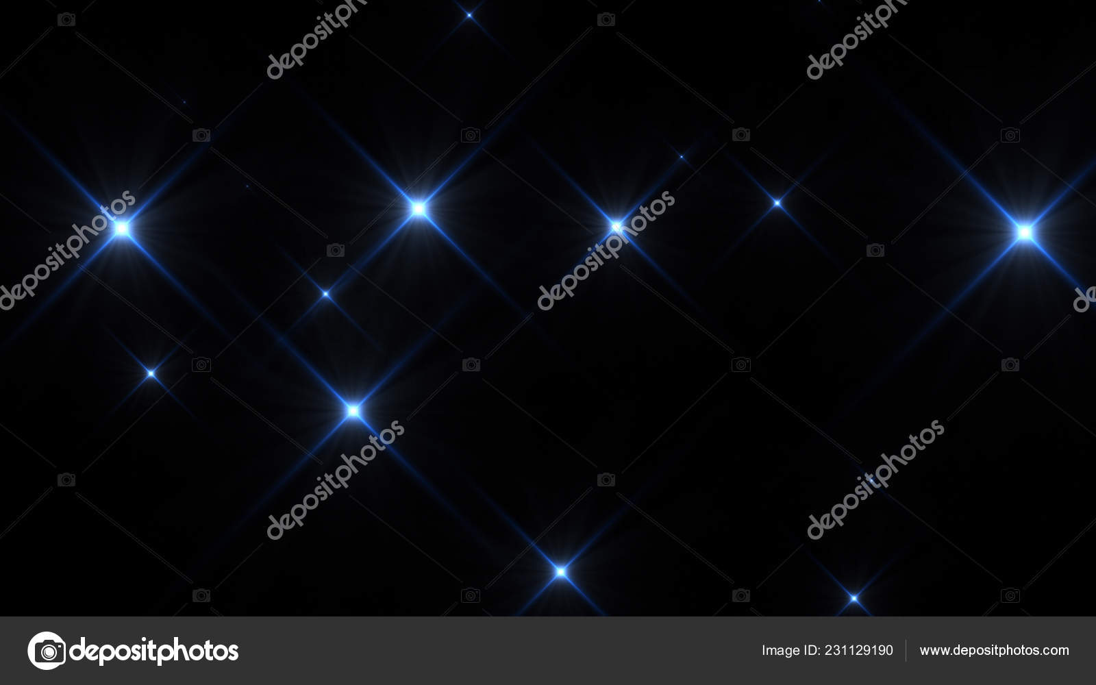 3d render Camera flashes on an black background Stock Photo by ...