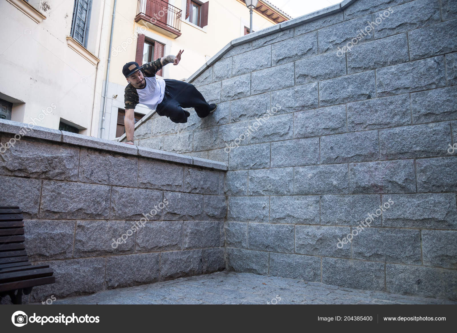 Parkour Wall Spin