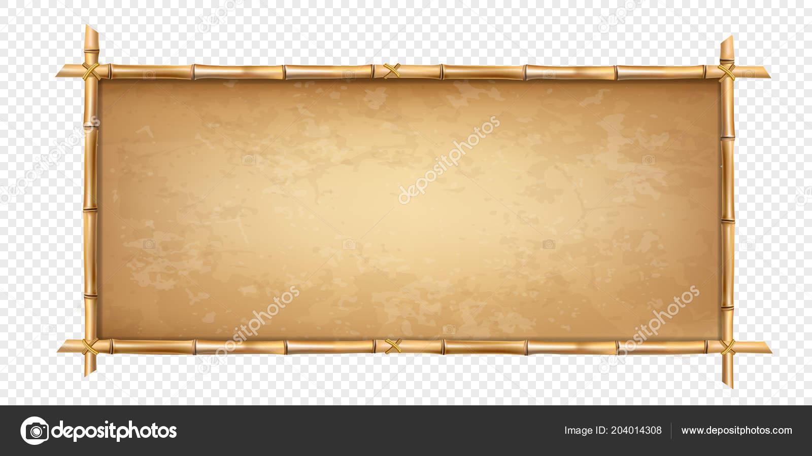 Transparent Scroll Border Clip Art