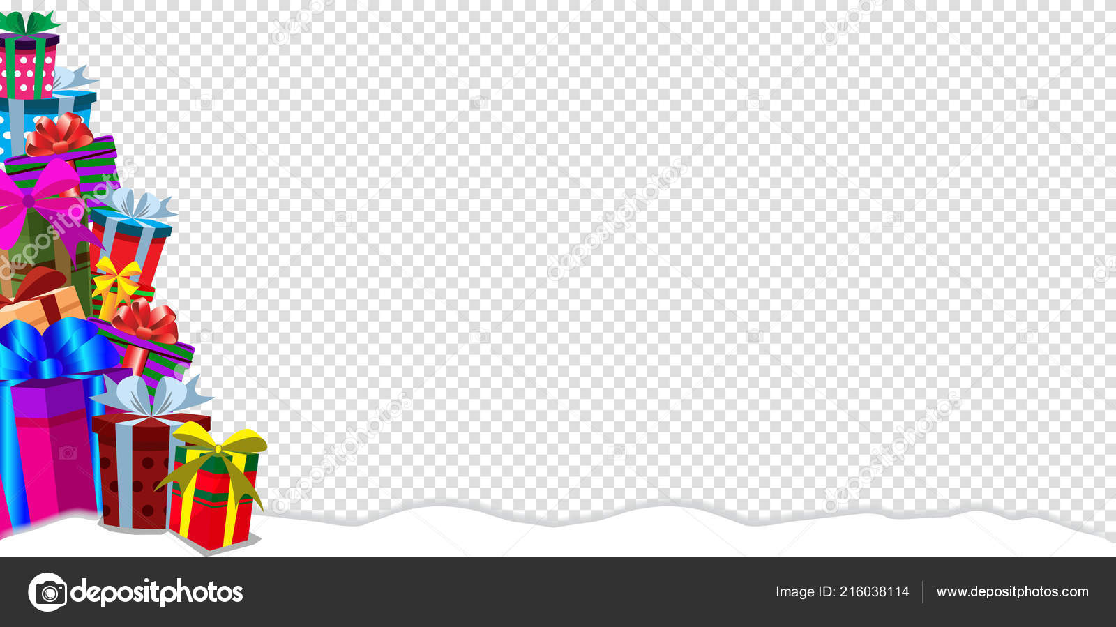 Christmas Gift Border Clipart