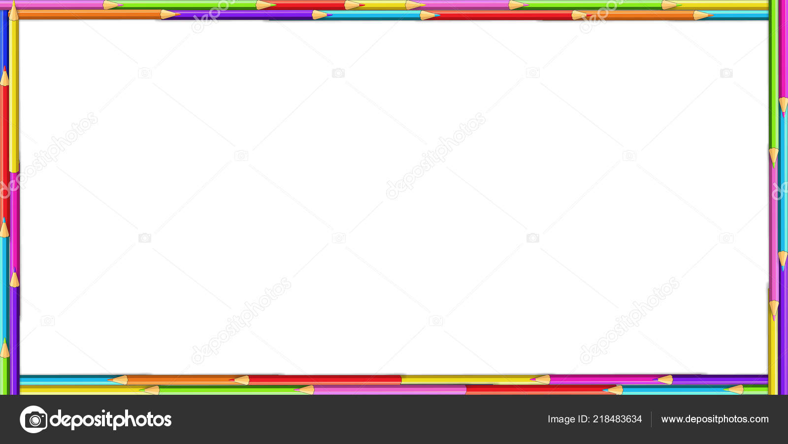 Colorful Border Design For School