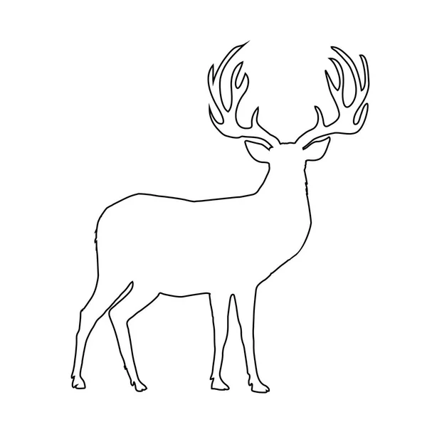 Buck Silhouette Outline