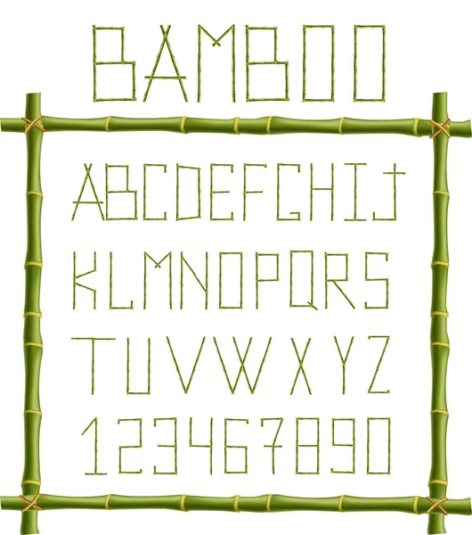 11,578,287 Bamboo alphabet font Vector Images | Depositphotos