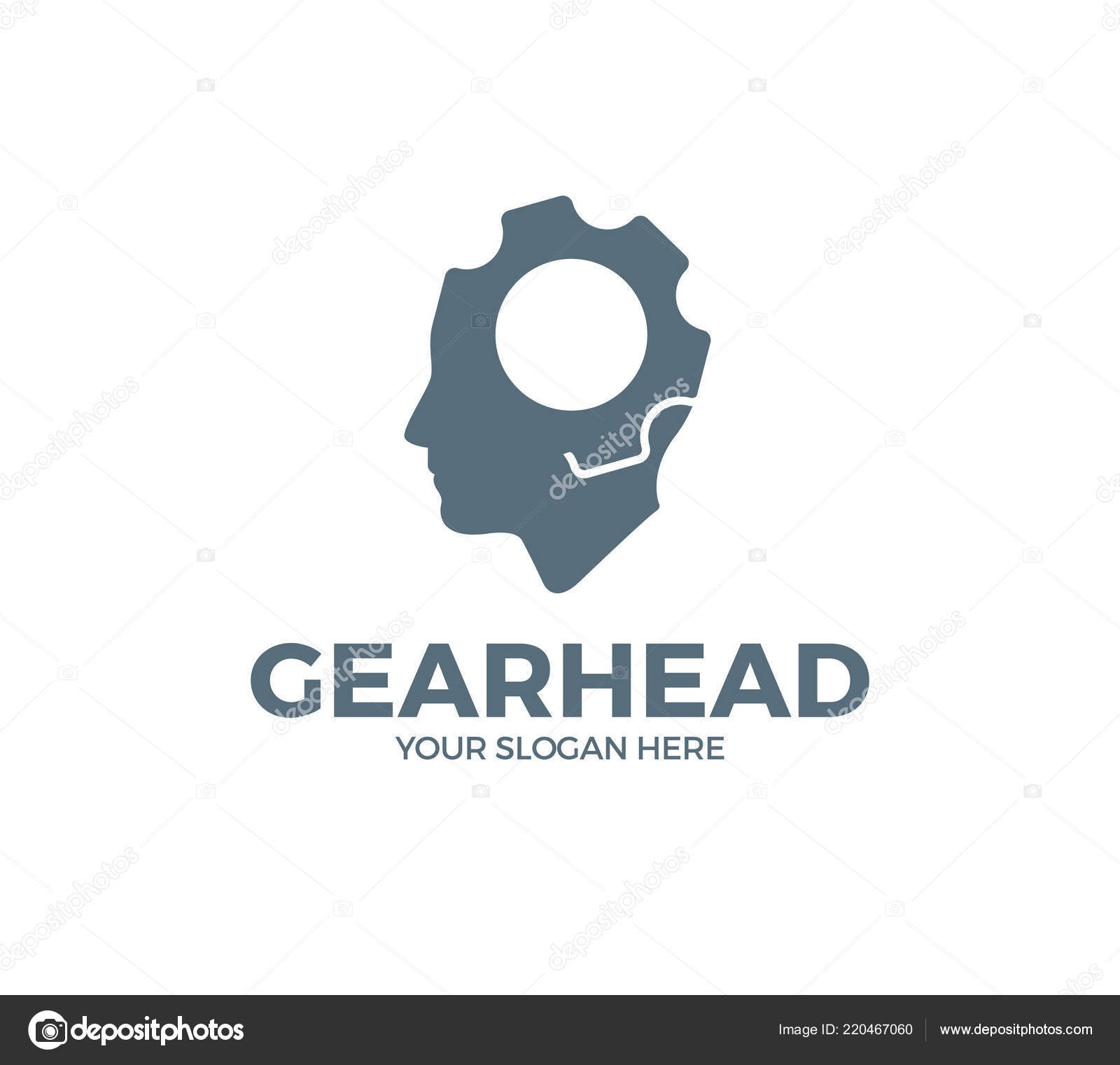 Gear Head Logo at Harold Chappell blog