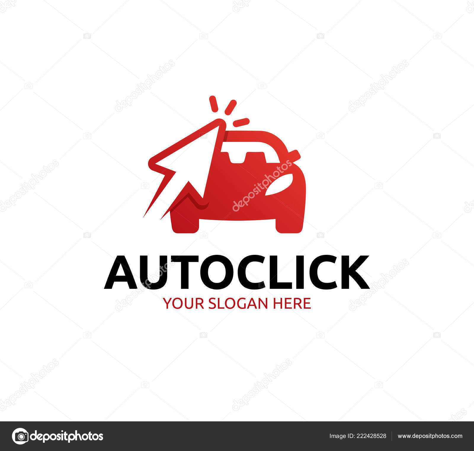 Plantilla Logotipo Clic Automático Vector de stock por ©ft-studio 222428528