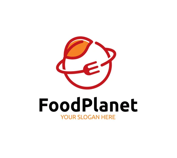 Food Planet Logo Template Stock Vector Image by ©ft-studio #220752384