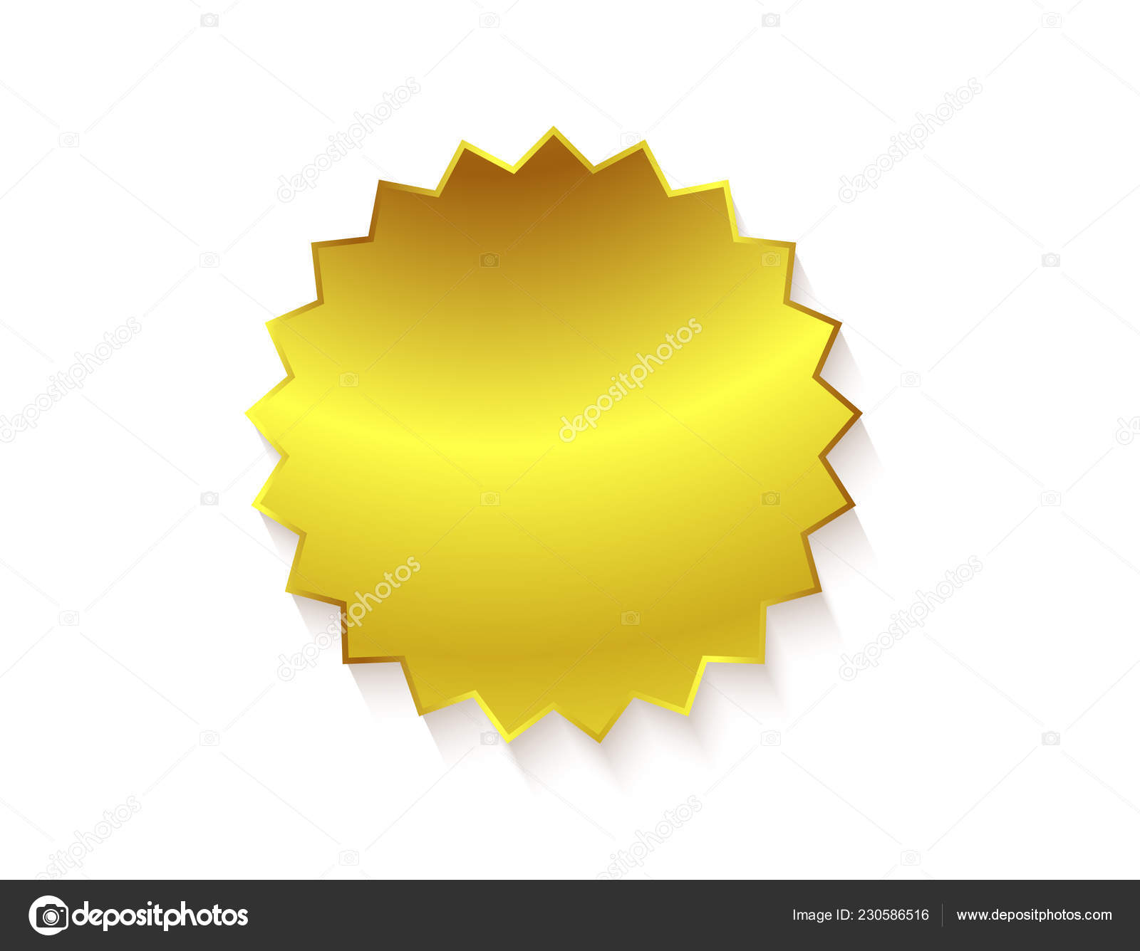 Gold Star Sticker Image