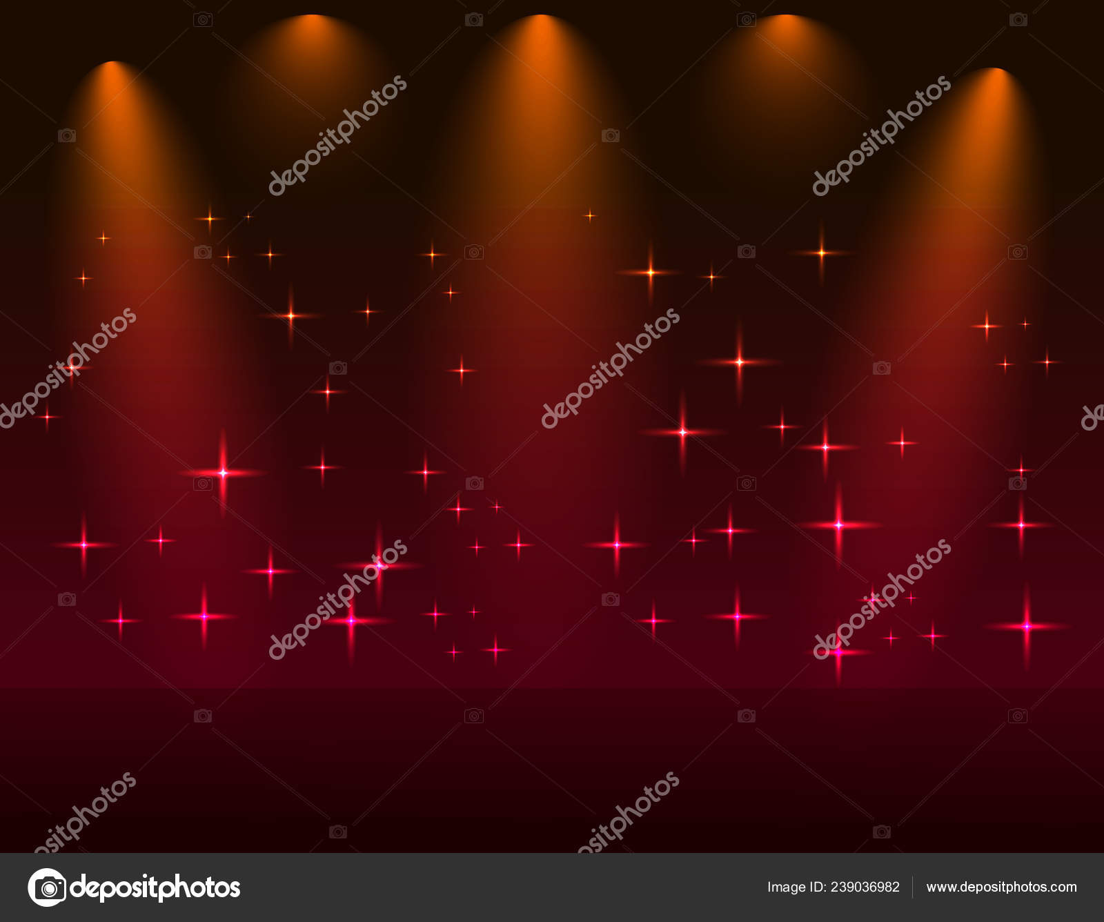 Background Scene Different Color Lights Stock Vector by ©Olga_larionova ...
