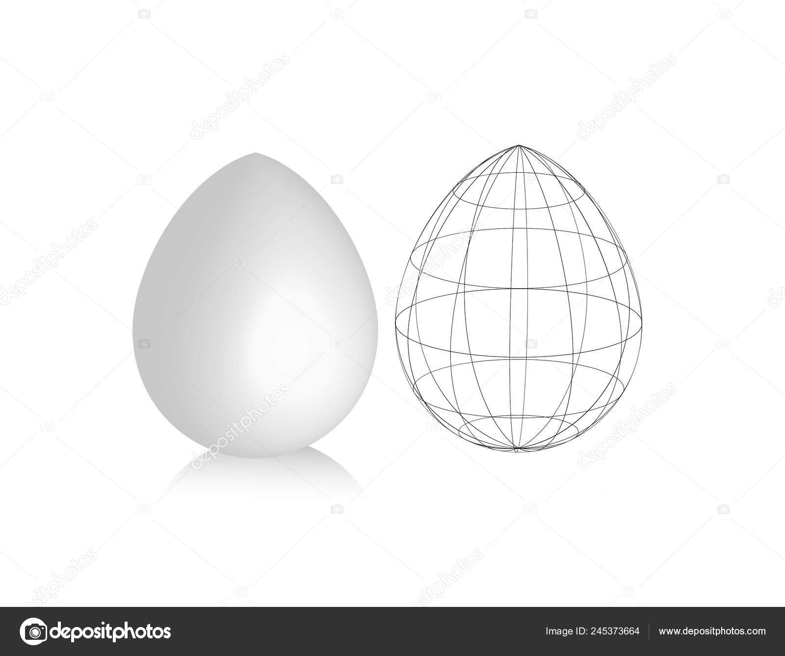 Egg Shape Decor Stock Vector Image by ©Olga_larionova_11 #245373664