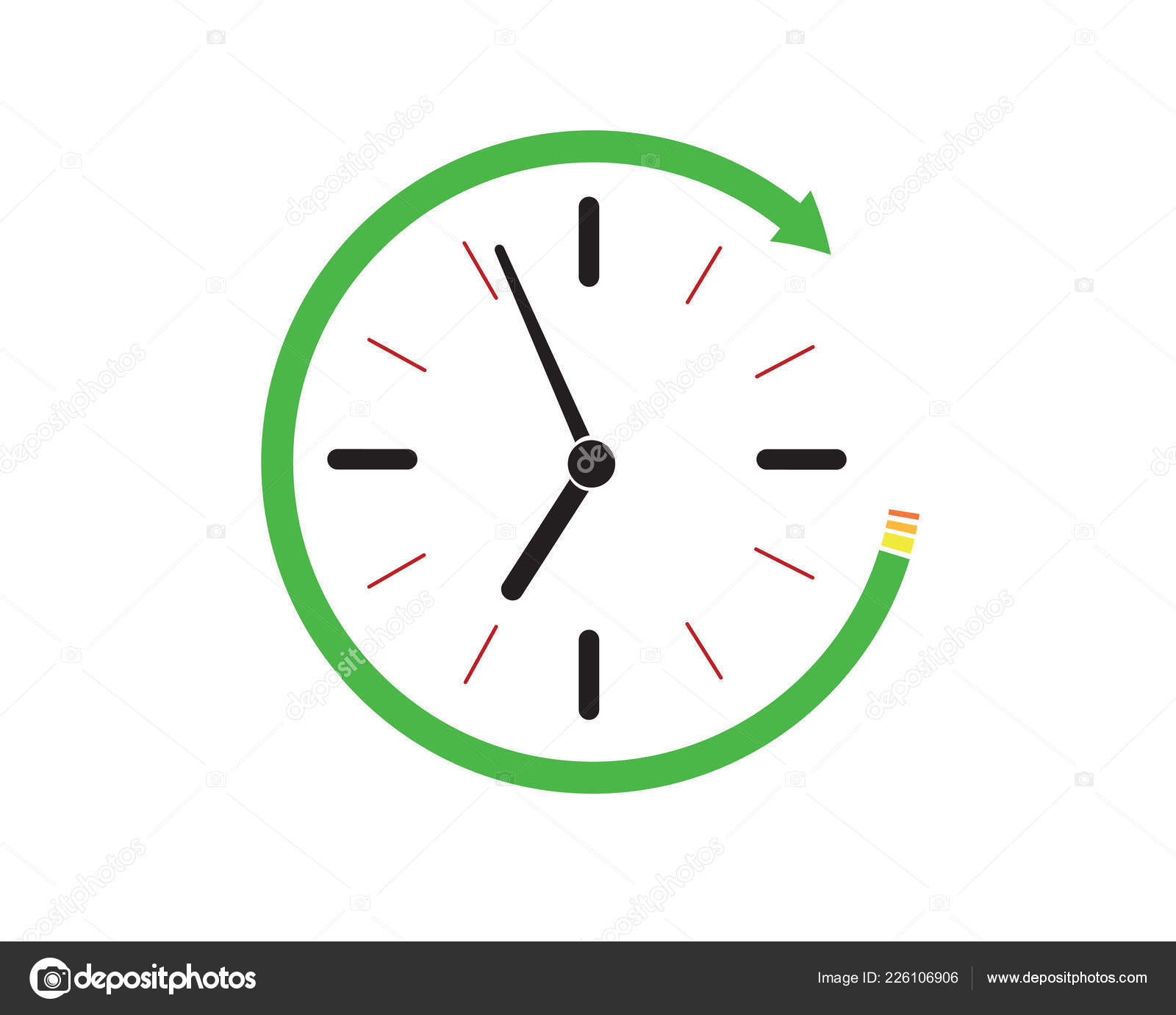 Running Time Icon Vector Stock Vector Image by ©miztanya #226106906