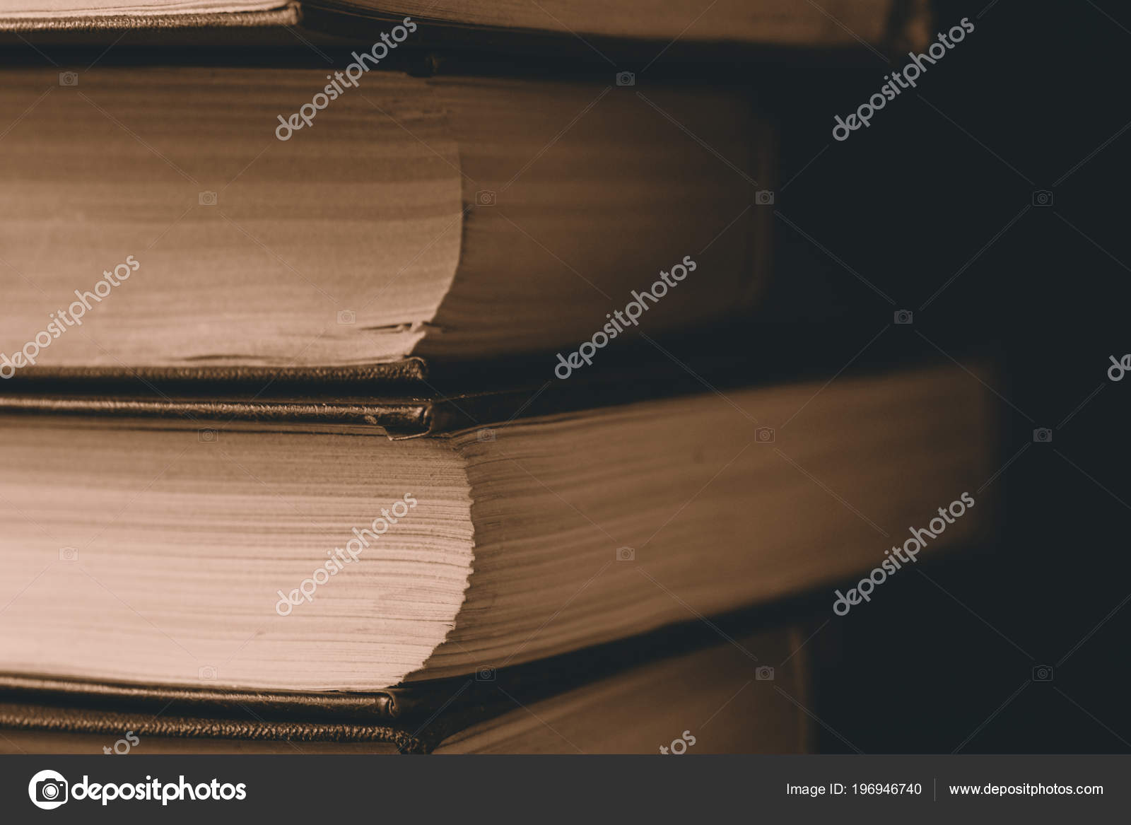Close Vertical Stack Books Background Toned — Free Stock Photo © Gesrey ...