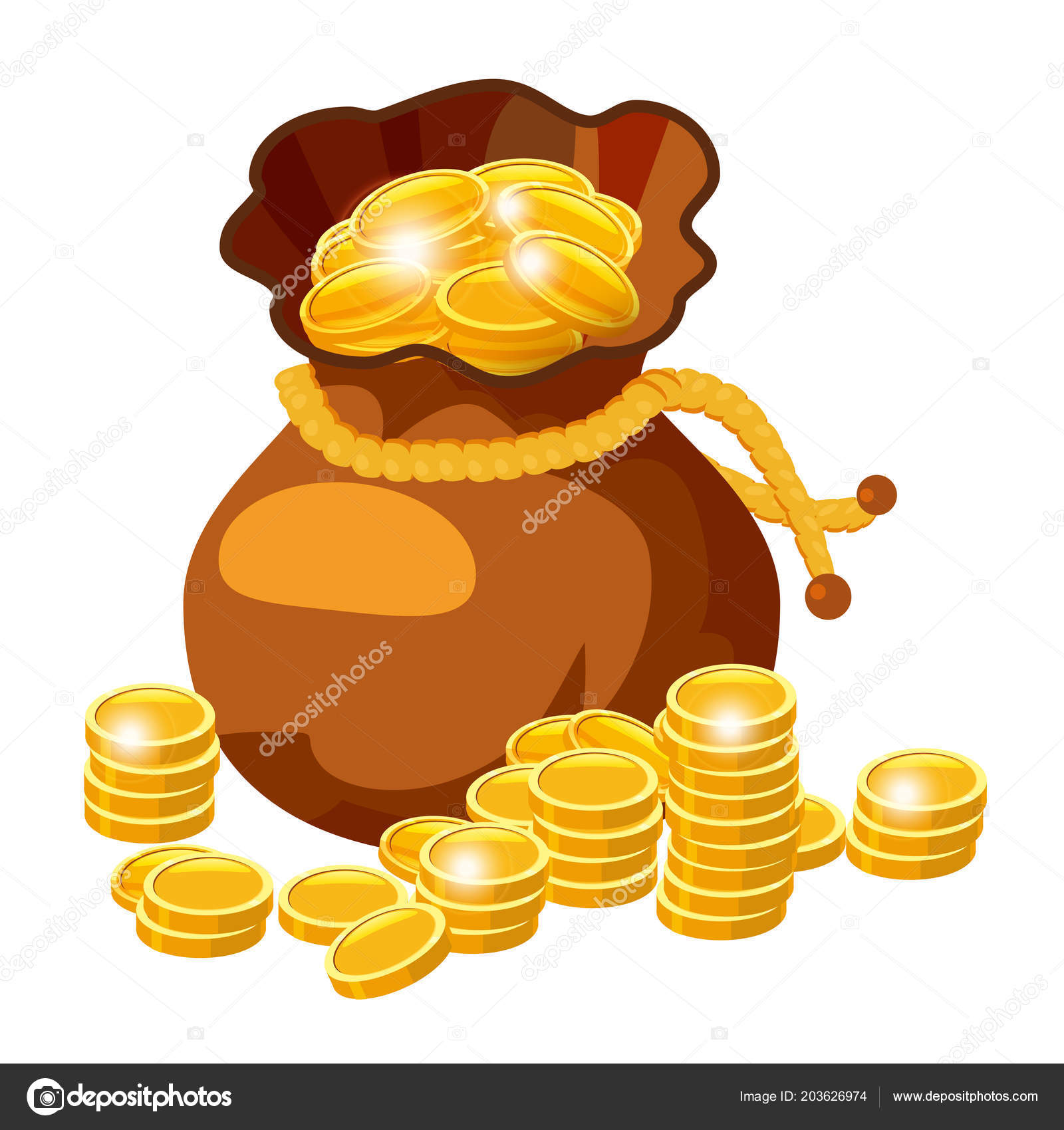 Dibujo De Moneda De Oro