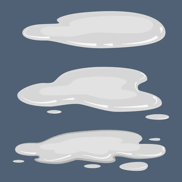 Set of snow caps and snowdrifts 3d realistic vector illustrations ...