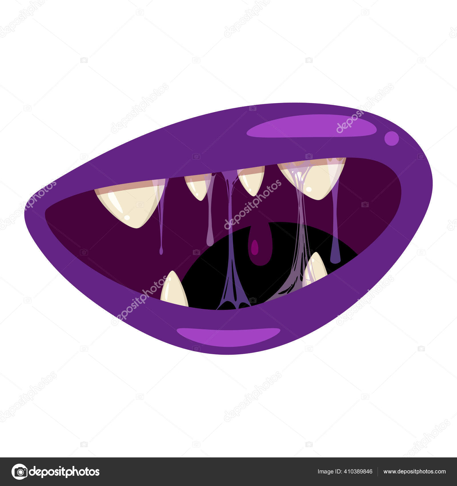 Monster Mouth Drawing