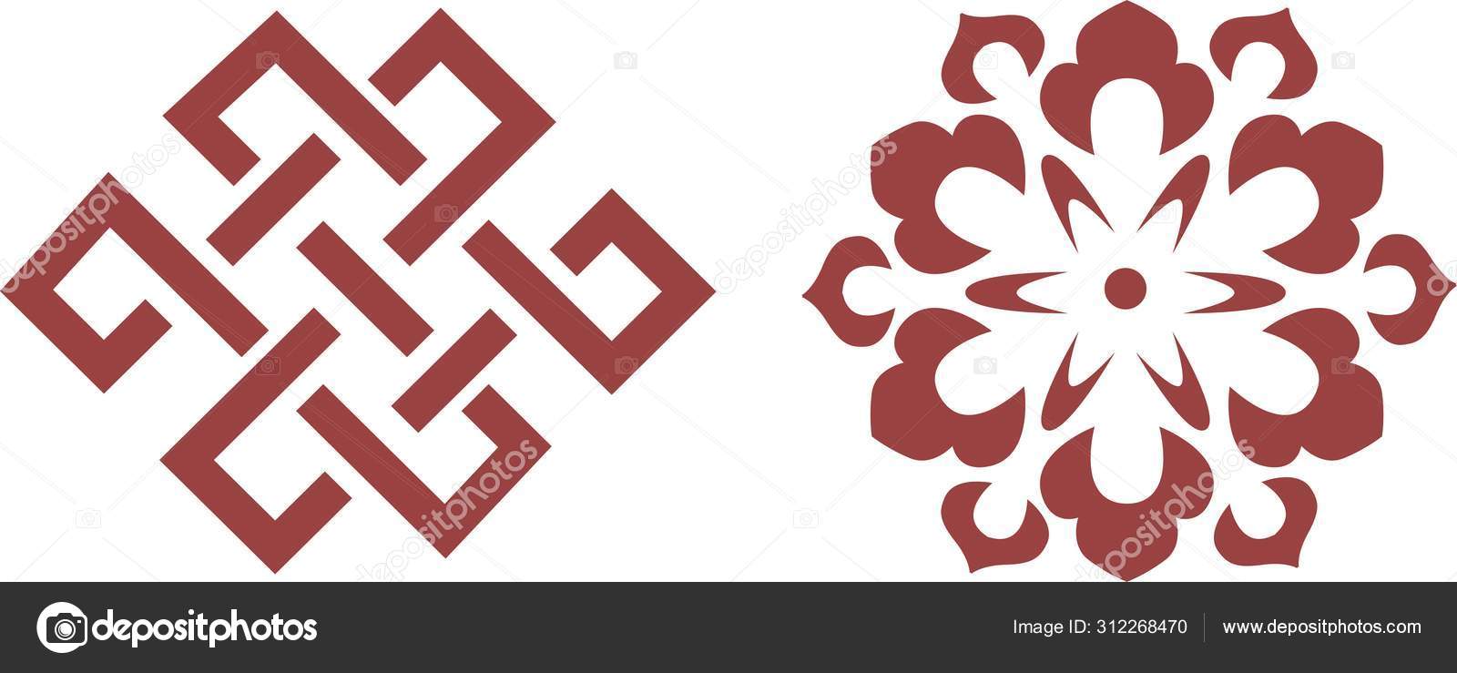 Ornamental Floral Red Stencil Art Stock Vector Image by ©7koluchka7 ...