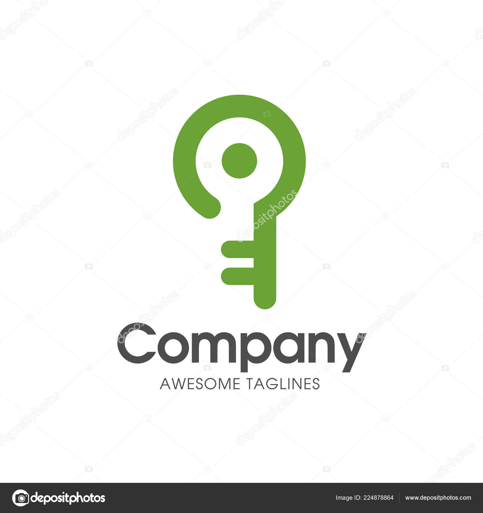 Creative Smart Key Logo Modern Color Vector Stock Vector by ©krustovin ...