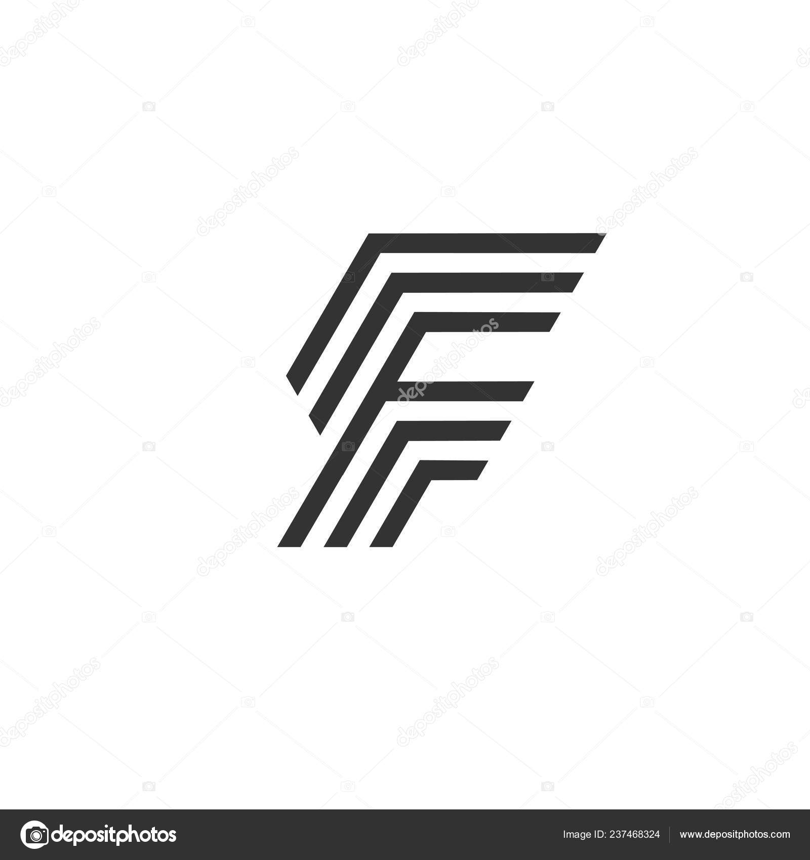 Letter Vector Line Logo Design Creative Minimalism Logotype Icon Symbol ...