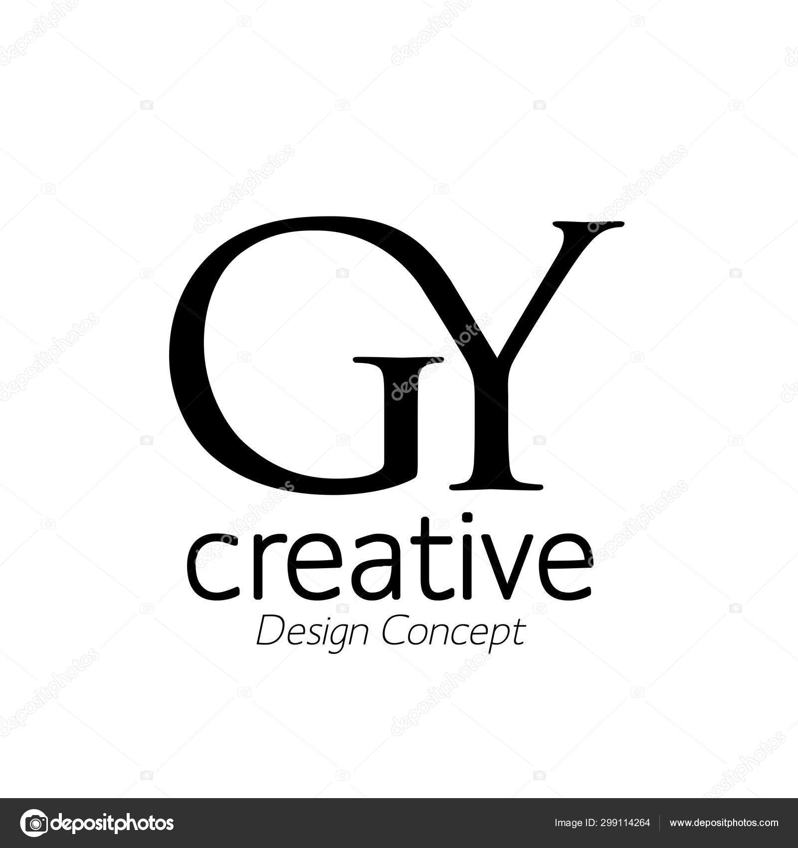 Creative Initial Connected Letters Logo Monogram Style Stock Vector ...