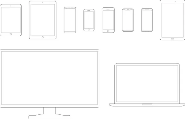 100,000 Phone outline Vector Images | Depositphotos