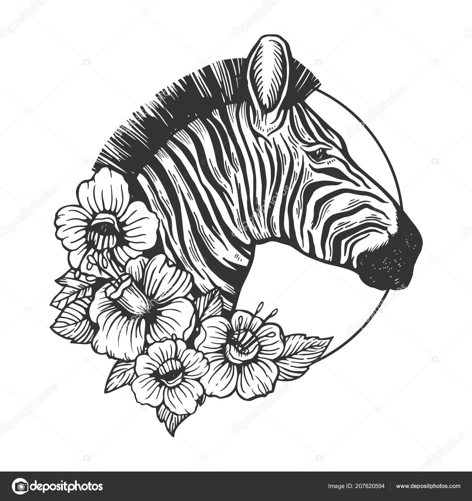 Zebra Scratch Tattoo