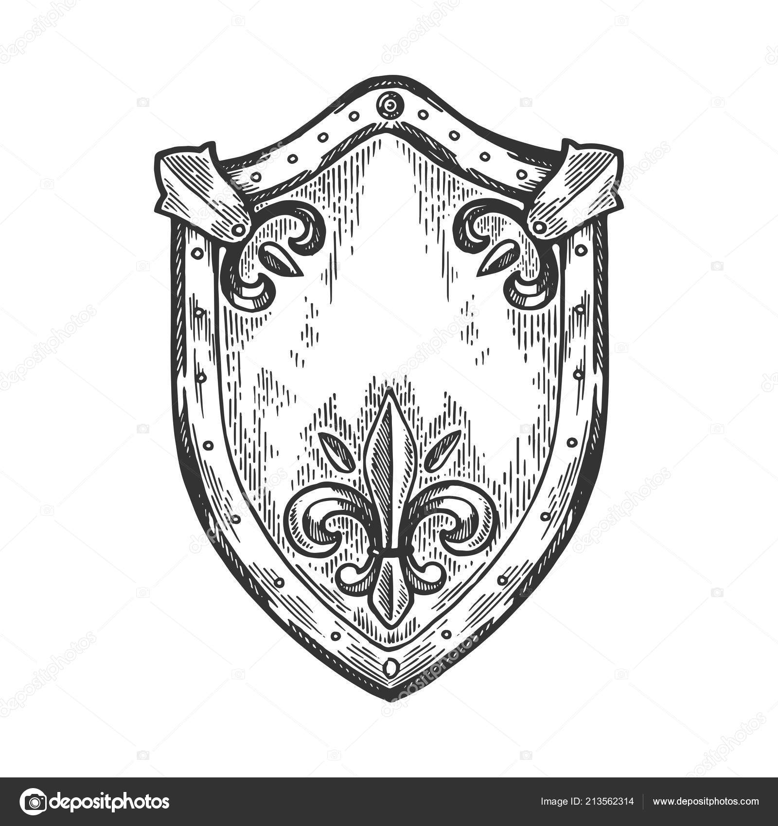 Knight Shield Clipart Black And White