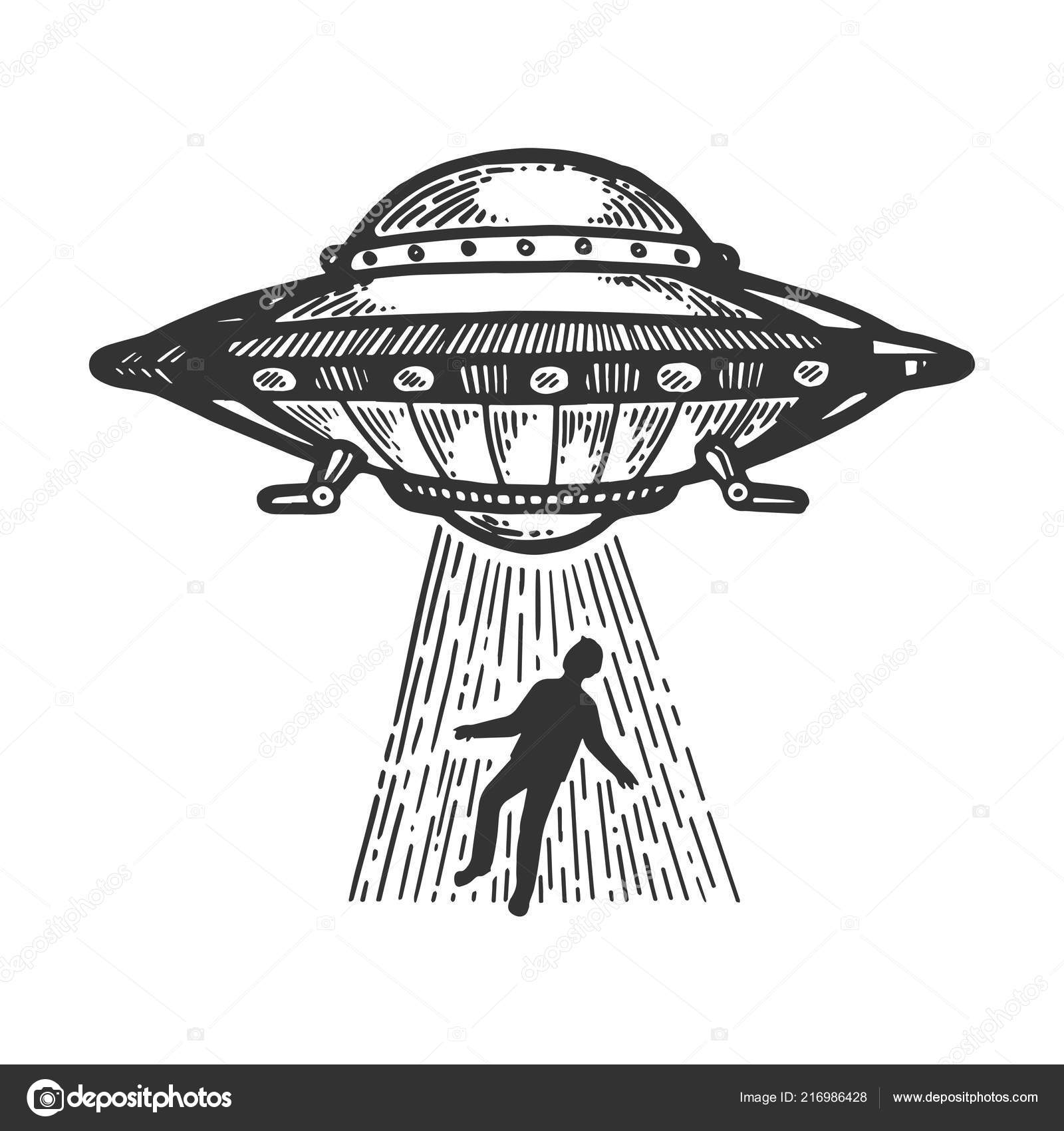 Flying Saucer Sketch