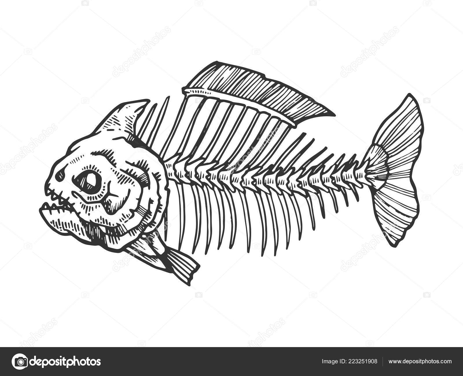 Herring Fish Skeleton