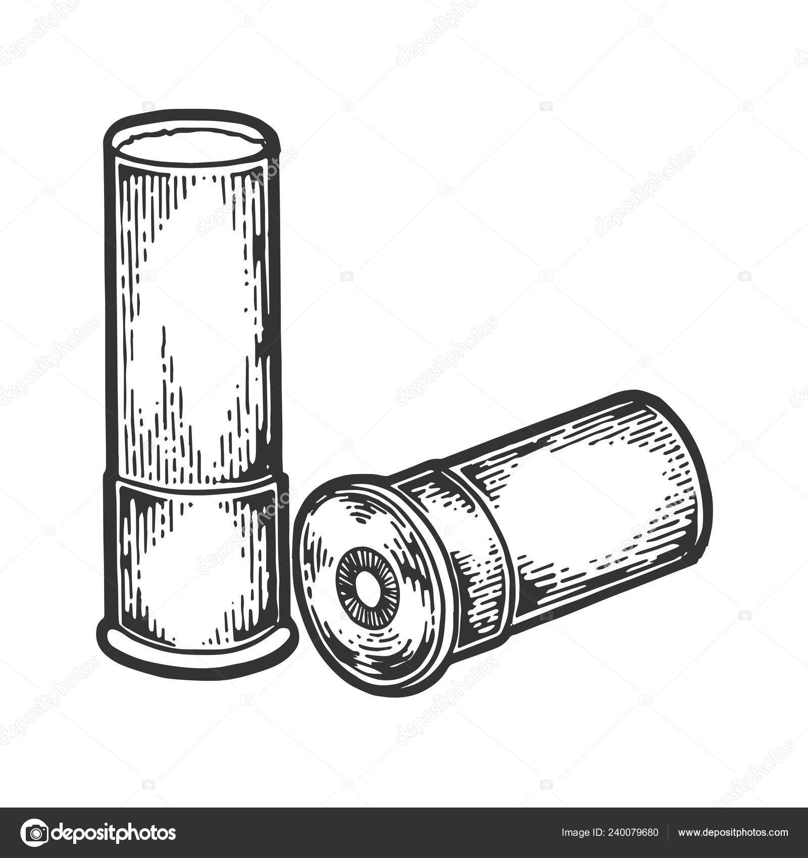 Dessins De Cartouches De Fusil De Chasse