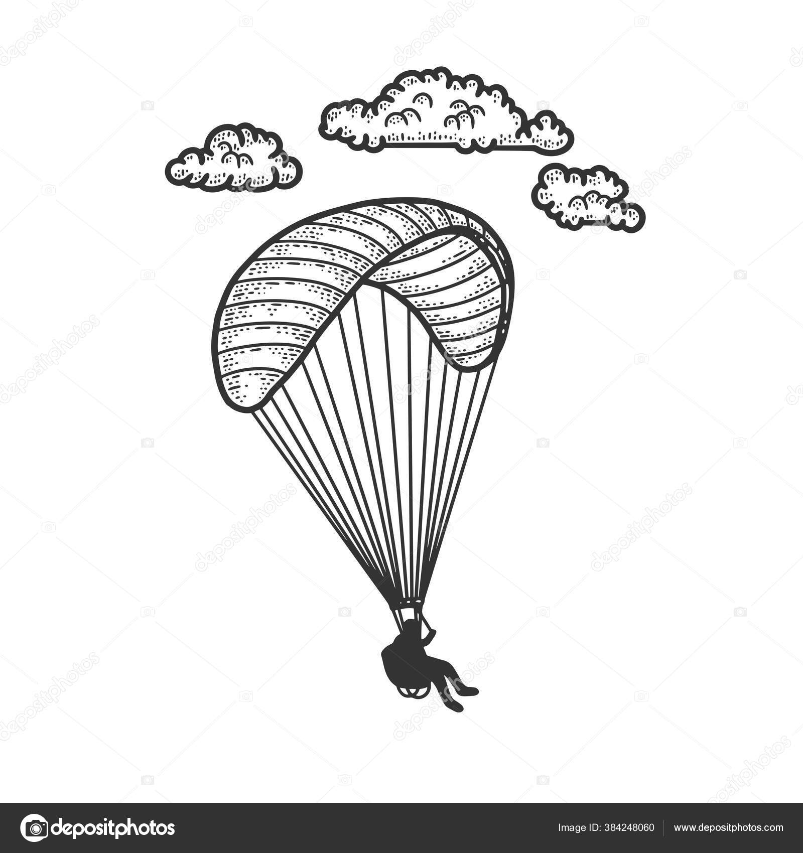 Paraglider Clipart Of Children