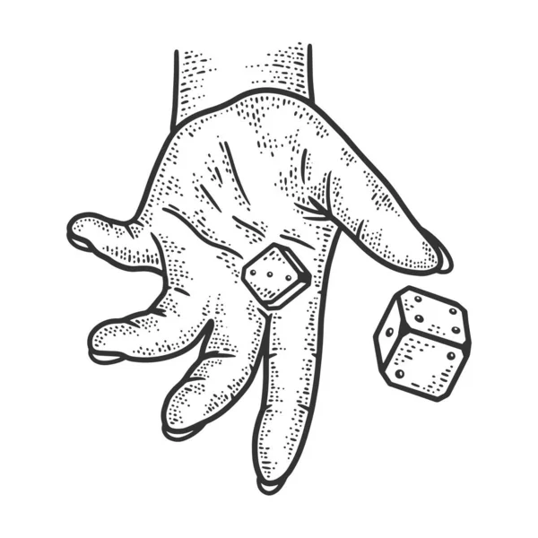 Hand Rolling Dice