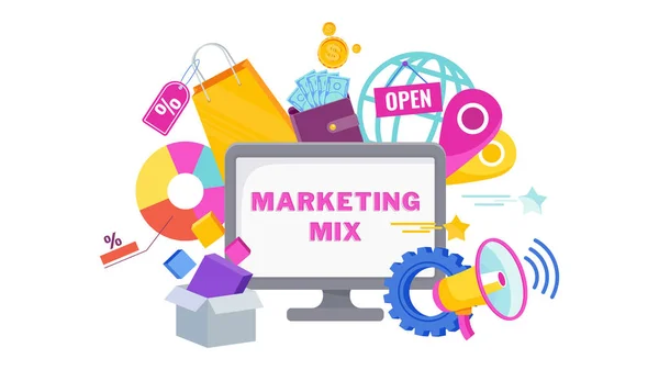 Marketing Mix Clipart
