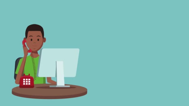Call center service HD animation — Stock Video © jemastock #197564072