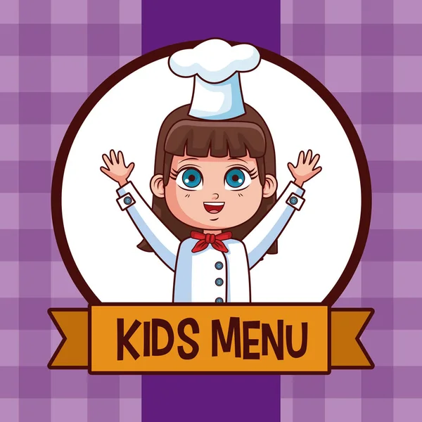 Little chef kids menu Stock Vector Image by ©yupiramos #124462586