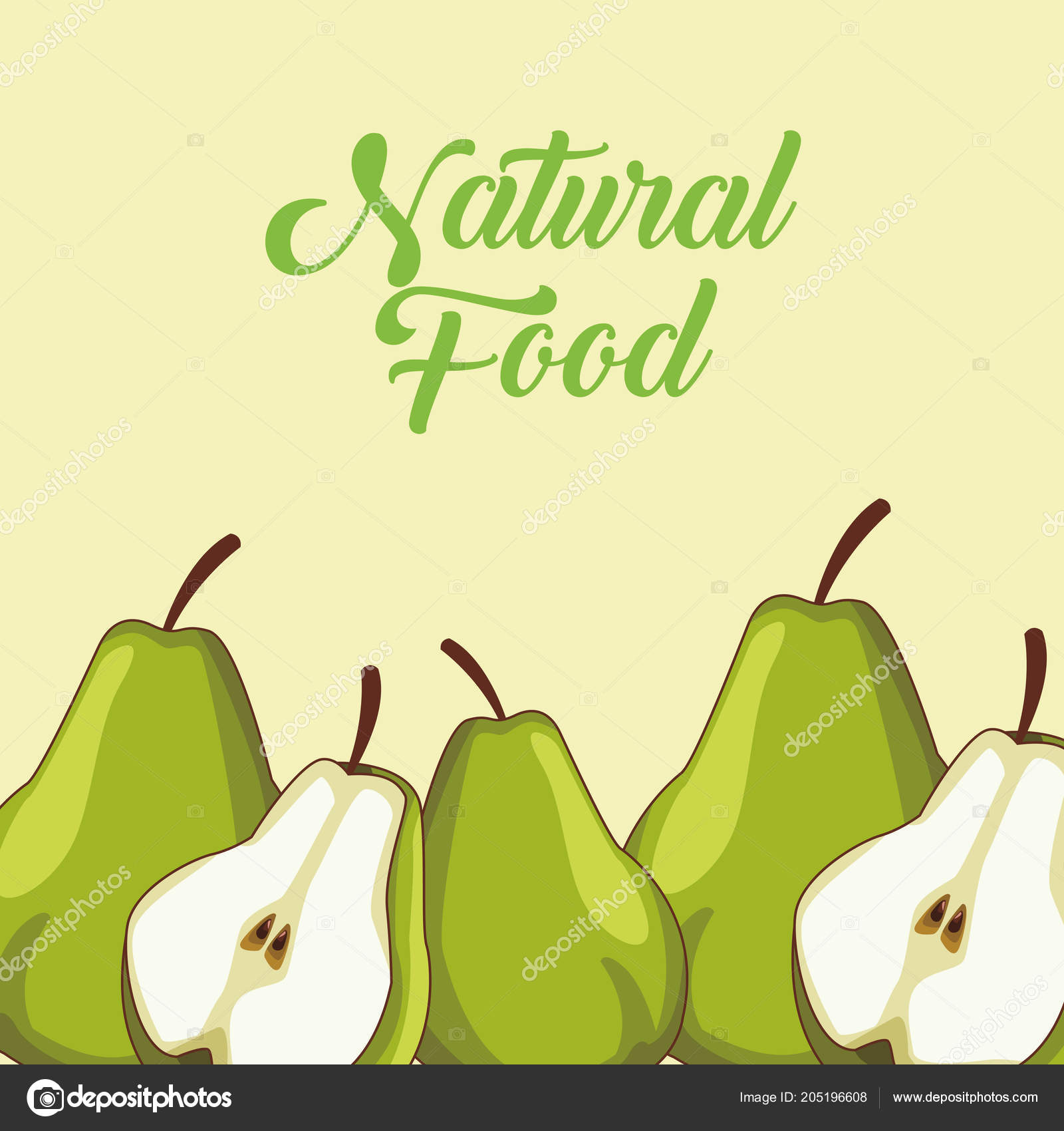 Naural food cartoons Stock Vector Image by ©jemastock #205196608