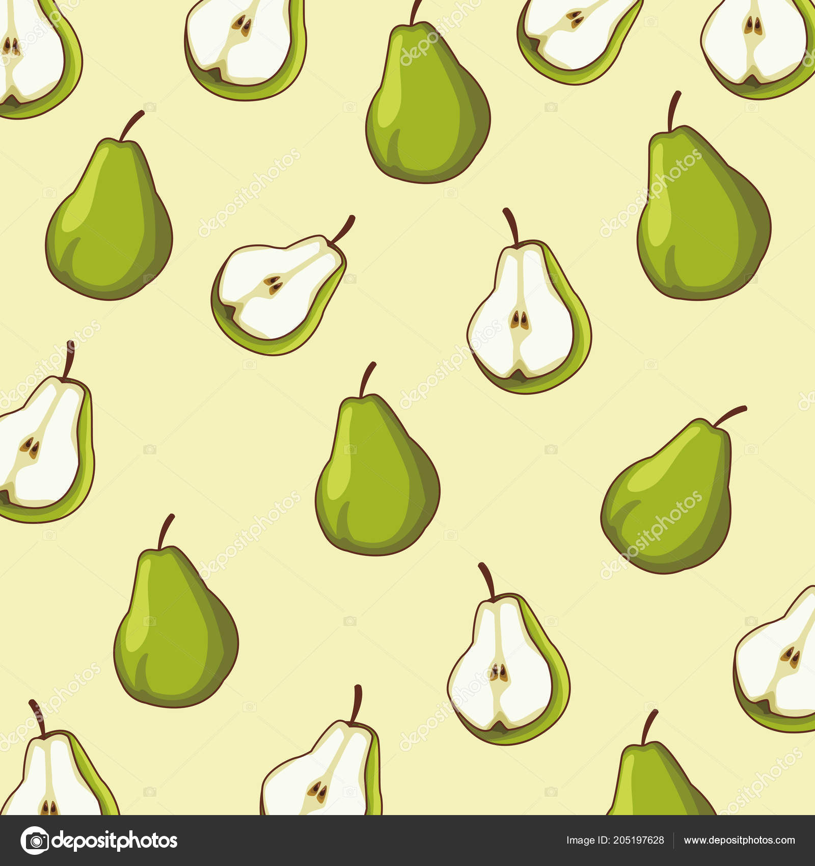 Fruits pattern background Stock Vector by ©jemastock 205197628