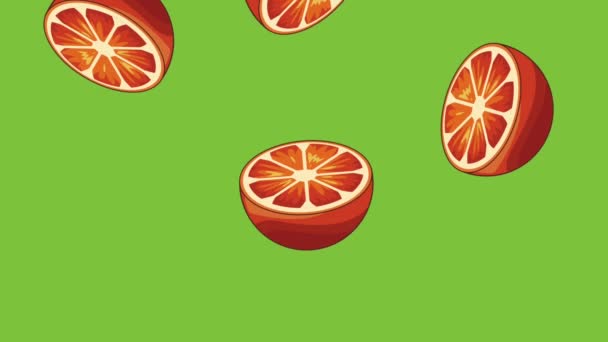 Fruits falling background HD animation HD animation — Stock Video ...