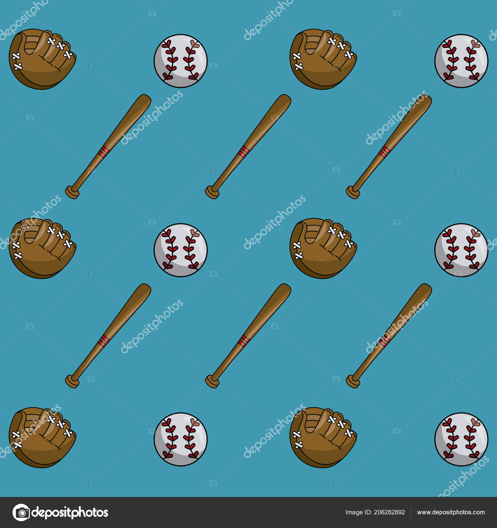 Sports pattern background Stock Vector by ©jemastock 206282892