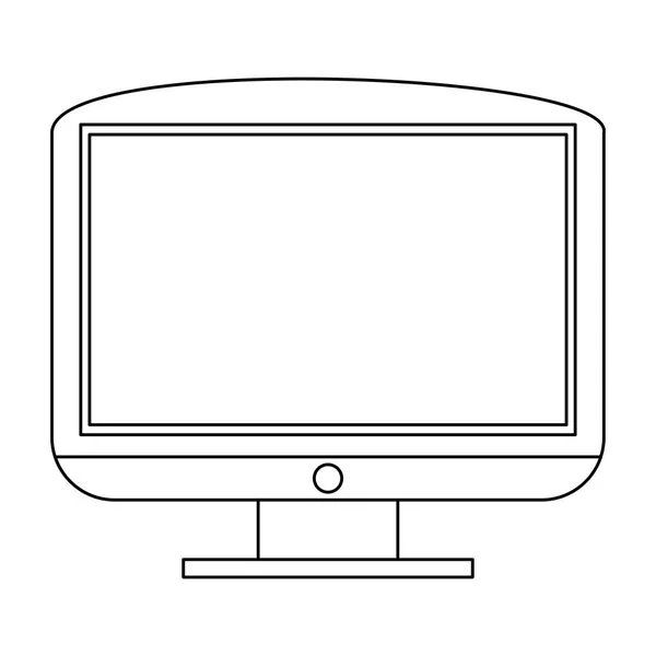 Hand drawn monitor — Stock Vector © SynchR #14192811