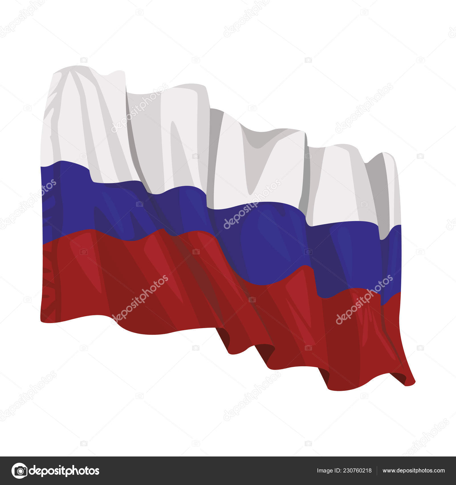 Russian flag icon Stock Vector by ©jemastock #230760218
