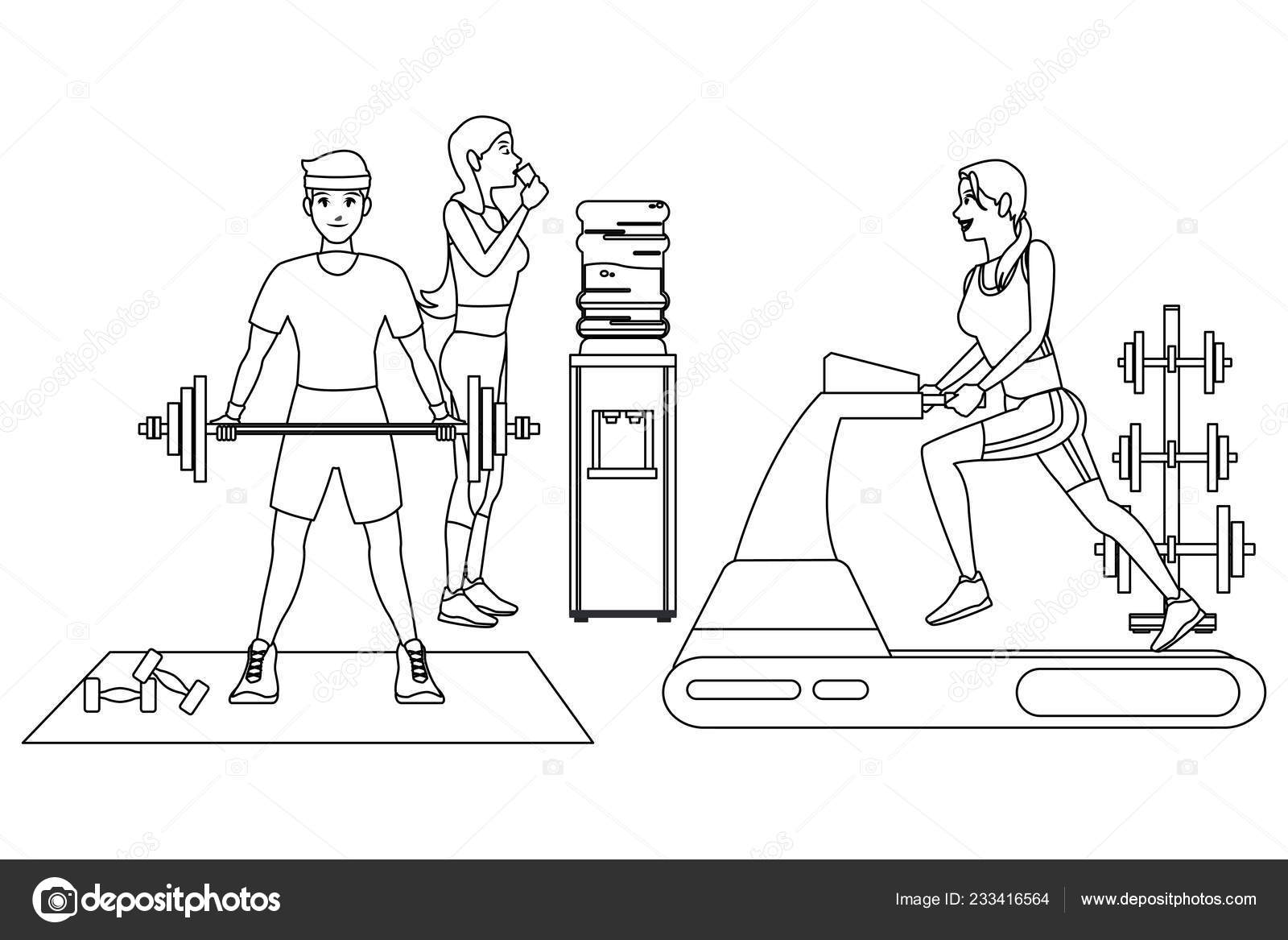 School Gym Clipart Black And White at Lisa Hawke blog