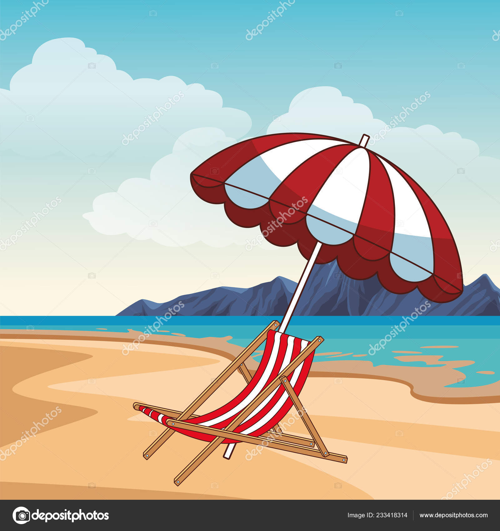 Sommer Strand Cartoon Cartoon Zomer Zonnig Strand Kerst Ornamenten,