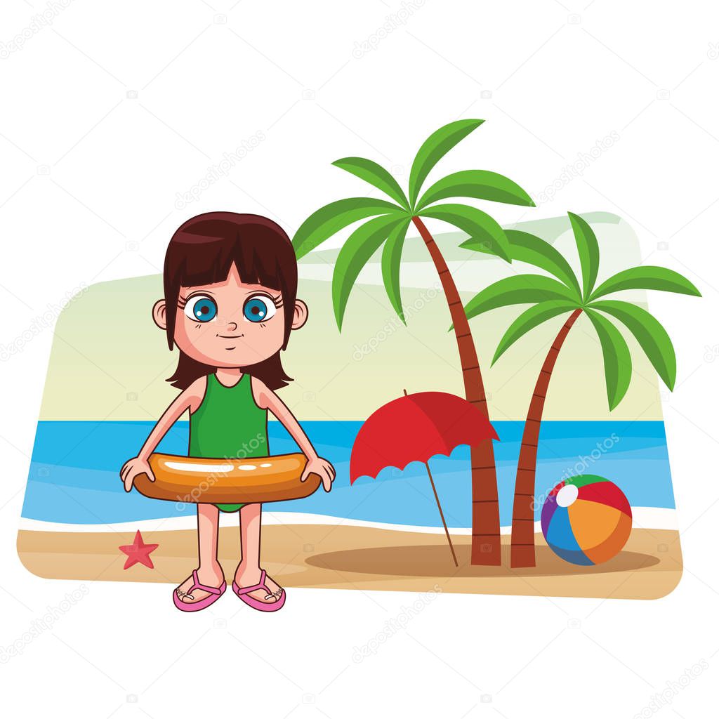 Niños de verano de dibujos animados 2024