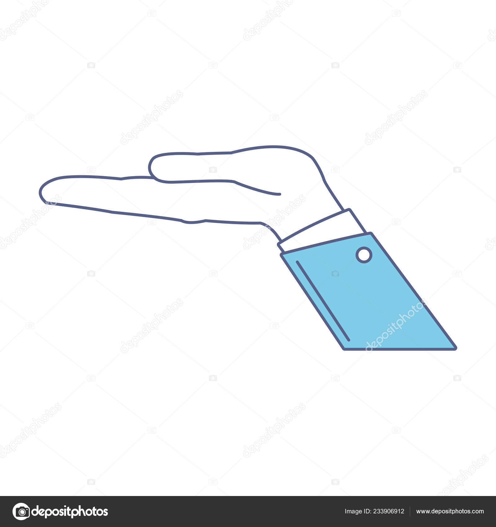 Flat hand icon Stock Vector Image by ©jemastock #233906912