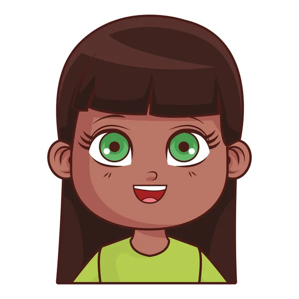 Cute Girl Body Cartoon Vector Illustration Graphic Design Stock ...