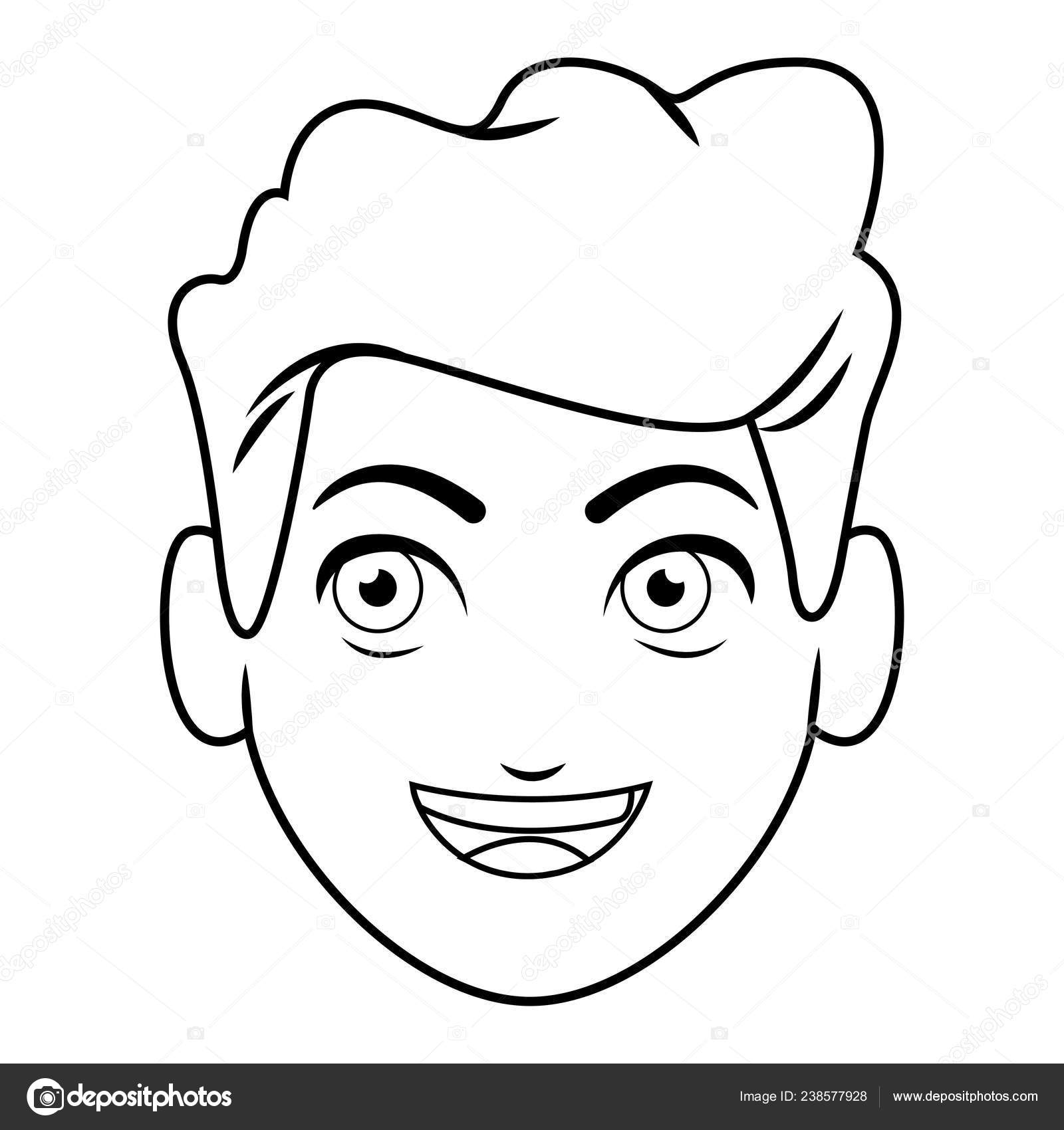 Young man face cartoon Stock Illustration by ©jemastock #238577928 Young man face cartoon Stock Illustration by ©jemastock #238577928