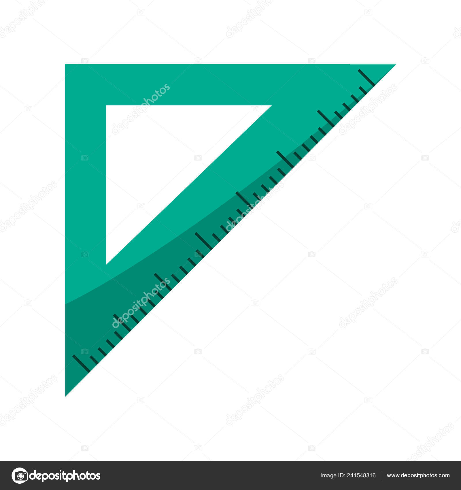 Triangle ruler symbol Stock Vector Image by ©jemastock #241548316