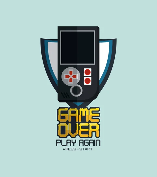 Videogame game over concept Stock Vector by ©jemastock 243468850