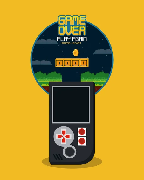 Videogame game over concept Stock Vector by ©jemastock 243468850