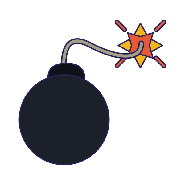 Explosive round bomb symbol Stock Vector Image by ©jemastock #246552760